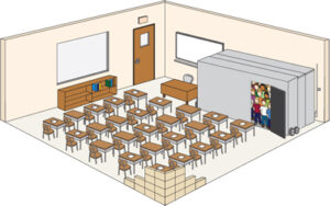 Hide-Away Safe Room – Schools - Staying Home